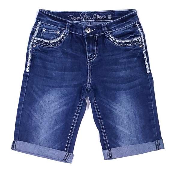 Revolution | Bottoms | Revolution By Revolt Girls Denim Shorts | Poshmark